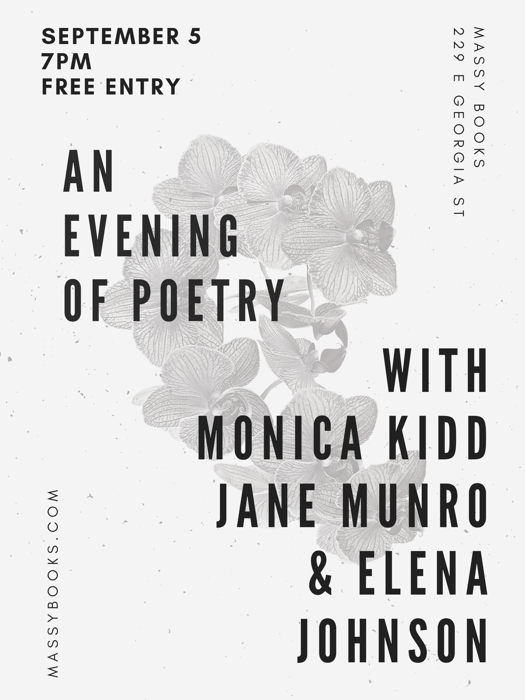 Events for October 2025 – Massy Books